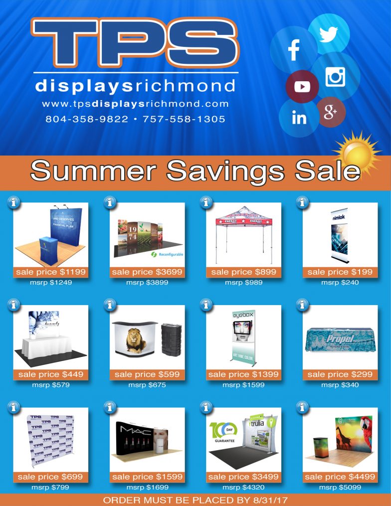 TPS Displays Richmond | Trade Show Displays – Richmond, VA – 866.901.0329